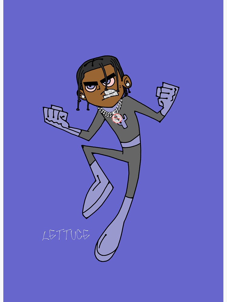 "Rapper x Danny Phantom" Sticker for Sale by LettuceDezines | Redbubble