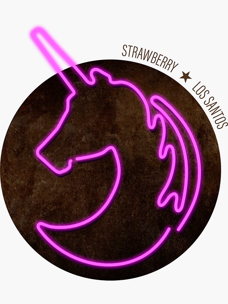 "Vanilla Unicorn Neon Sign" Sticker for Sale by Daddytone | Redbubble