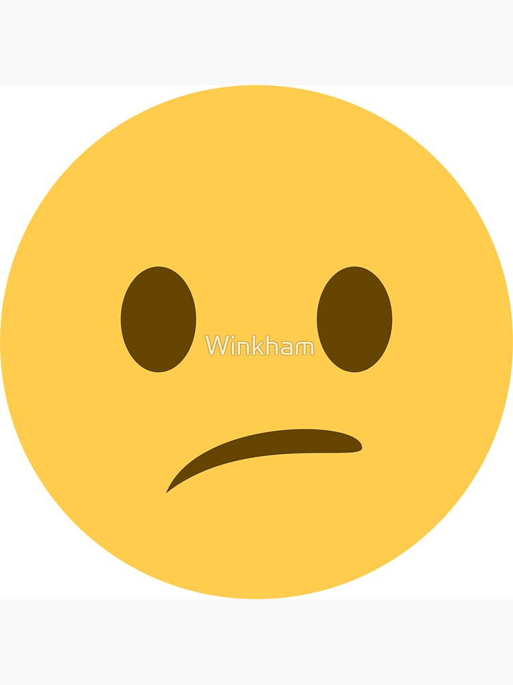 Emoticono De Cara Confundida Emoji De Cara Confundida Con Canal Alfa