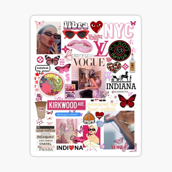 "DartyDesigns Trendy Aesthetic Collage(Made for You)" Sticker for Sale ...