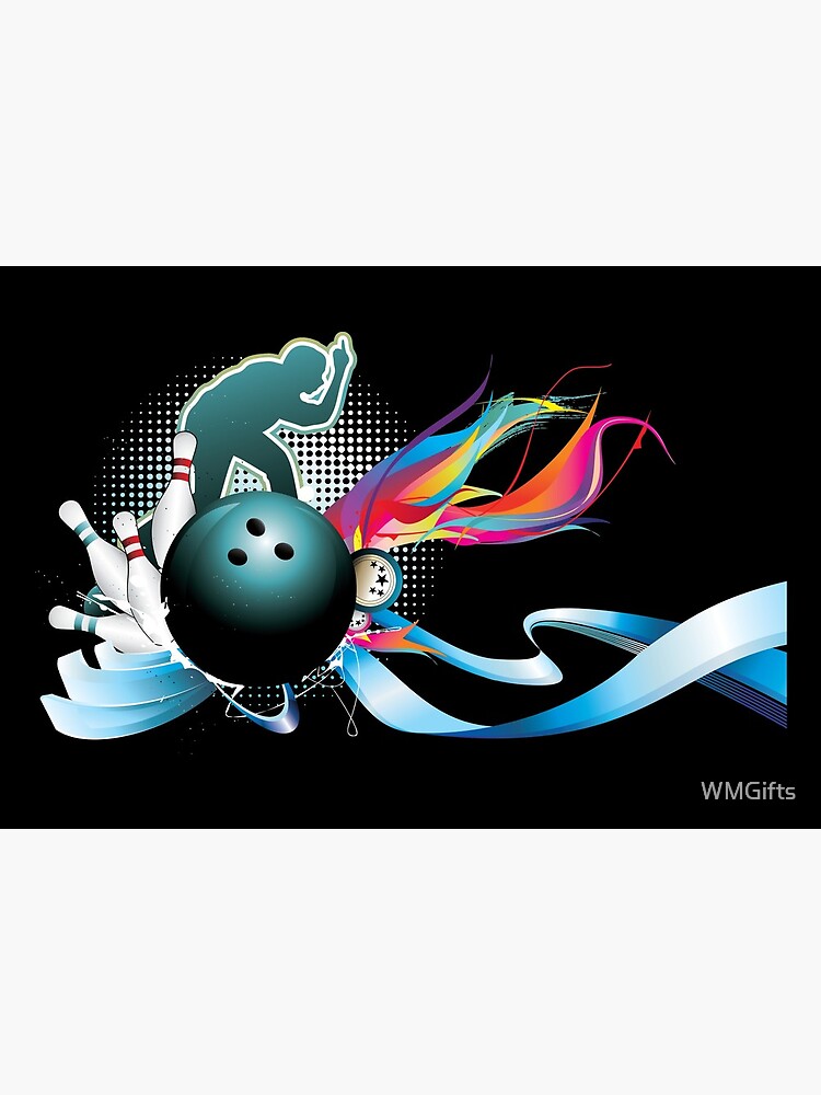 "Bowling image bowler and pins face mask" Mask for Sale by WMGifts ...