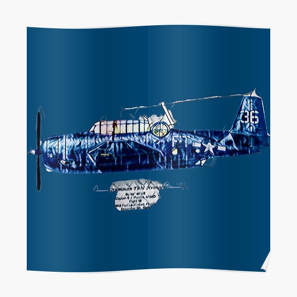 "GRUMMAN TBM AVENGER" Poster for Sale by Code7c | Redbubble