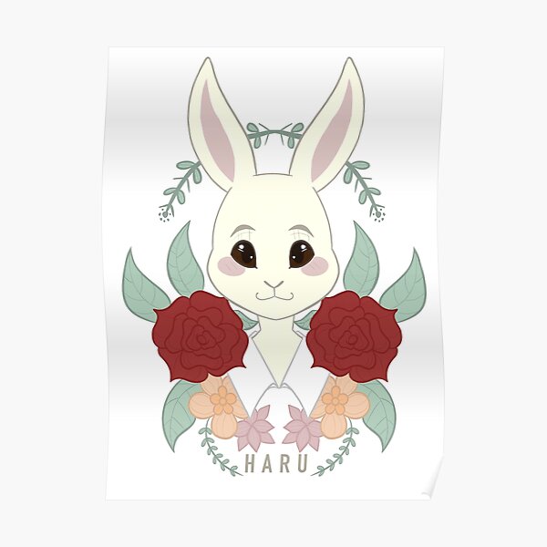 "Haru & Flowers" Poster by Dragon-Lunar | Redbubble