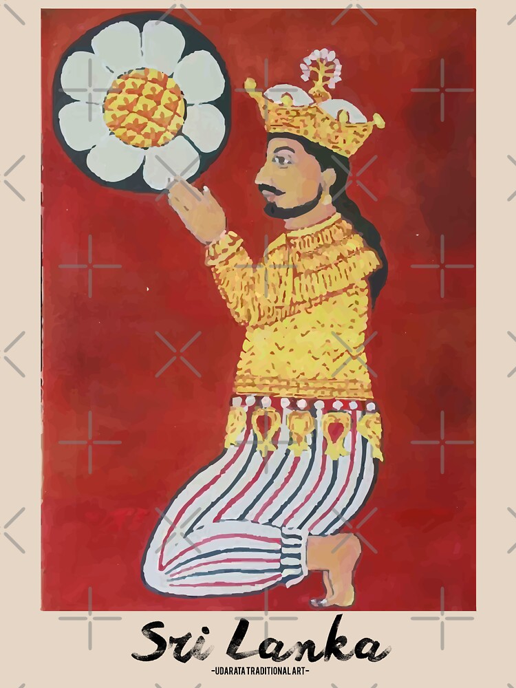 "Sri Lanka Traditional Udarata Art ( KING ) " Classic T-Shirt for Sale ...