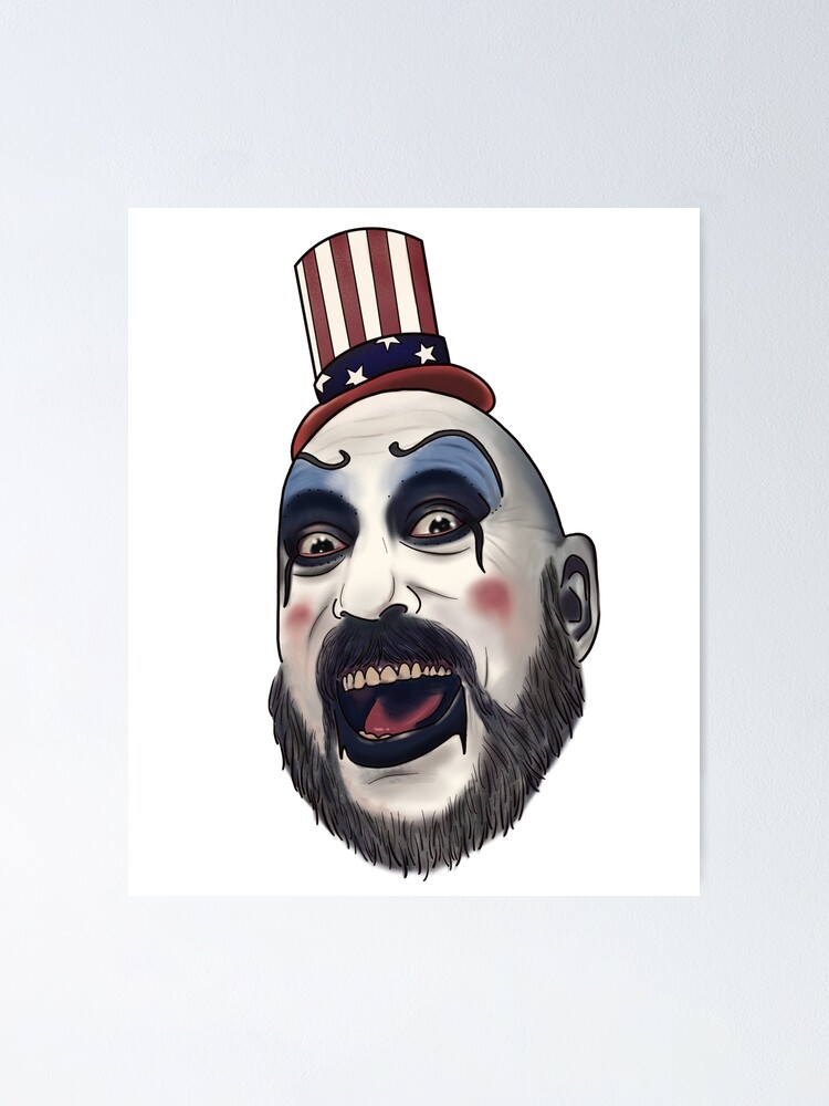 "Captain Spaulding" Poster for Sale by astralasylum | Redbubble
