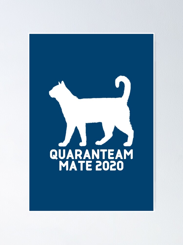"Quaranteam Mate Quarantine Mate #01" Poster by SalahBlt | Redbubble