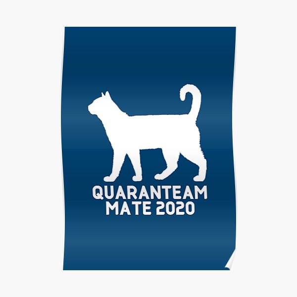 "Quaranteam Mate Quarantine Mate #01" Poster by SalahBlt | Redbubble