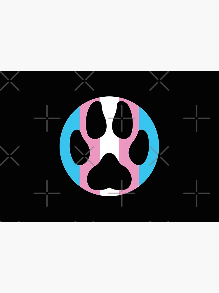 "Paw in a circle - Pride (Trans)" Mask for Sale by storm-fox-art ...