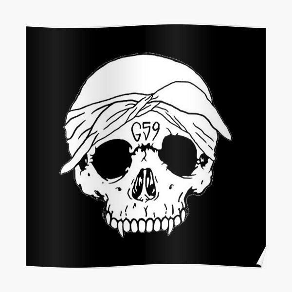 G59 Skull Posters | Redbubble