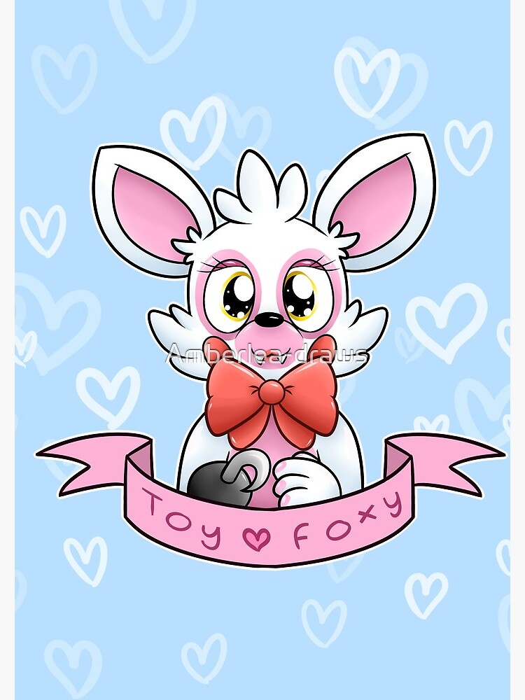 "Toy Foxy | Mangle - FNAF" Spiral Notebook by Amberlea-draws | Redbubble