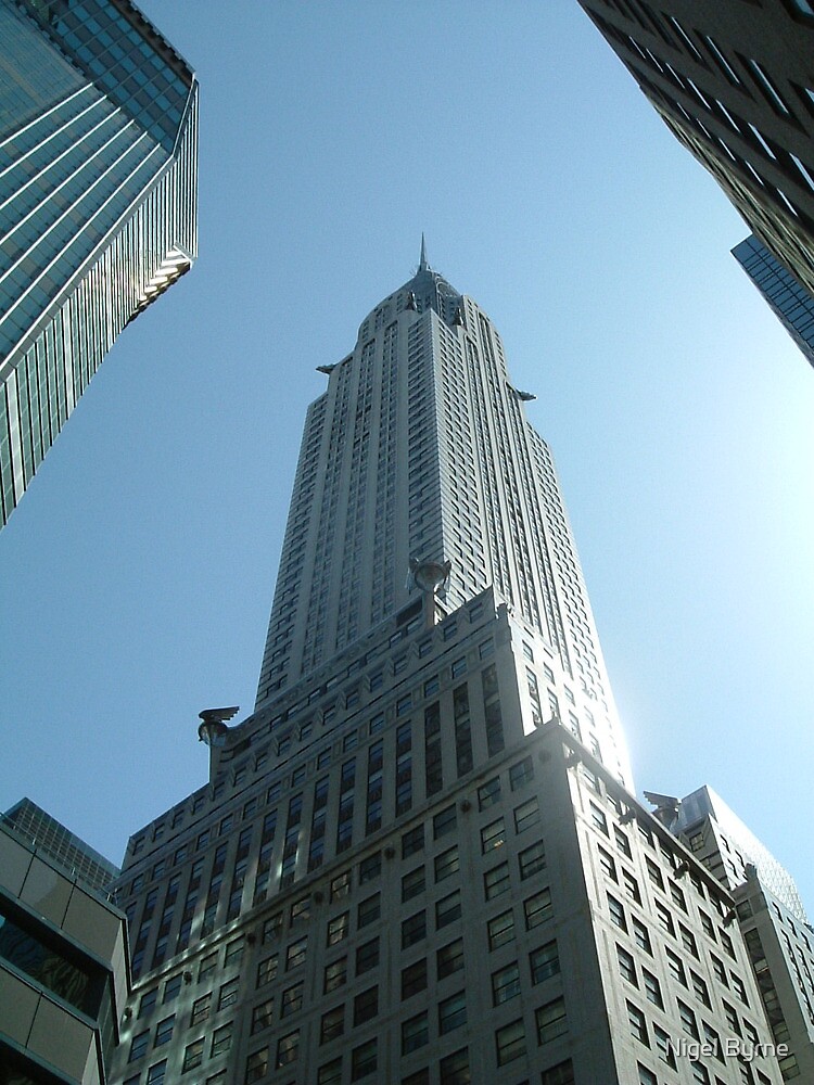 "Empire State Building from Below" by Nigel Byrne | Redbubble