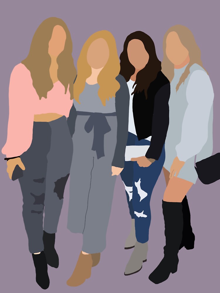 "Girl Pals" Sticker for Sale by destinybhaunss | Redbubble
