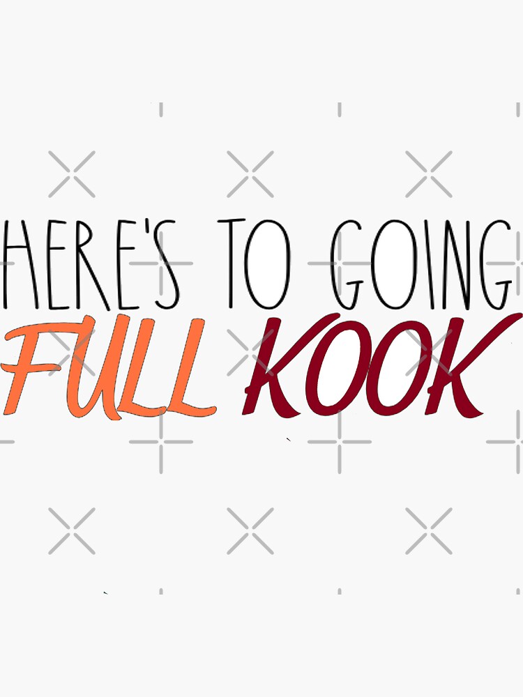 "full kook obx" Sticker for Sale by caseywood123 | Redbubble