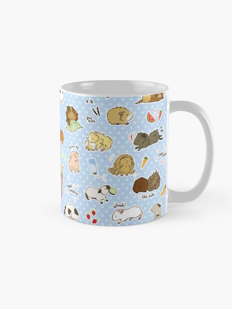 "Guinea Pig Party! - Cavy Cuddles and Rodent Romance" Coffee Mug by ...