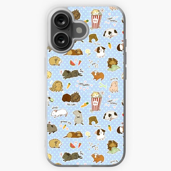 "Guinea Pig Party! - Cavy Cuddles and Rodent Romance" iPhone Case for Sale by SalemKittie ...