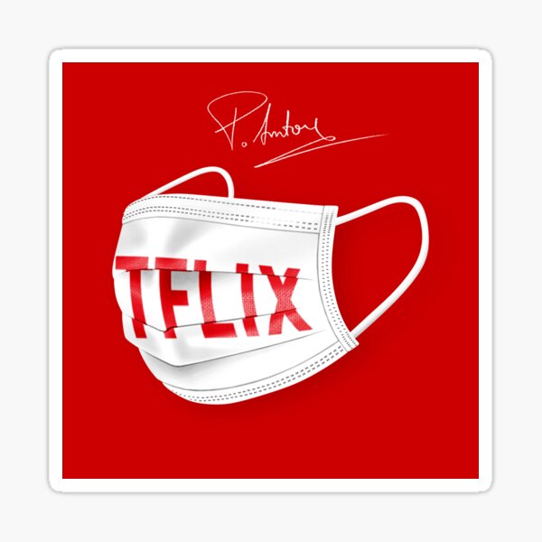 "Netflix Mask Corona | Netflix and Chill" Sticker for Sale by ...