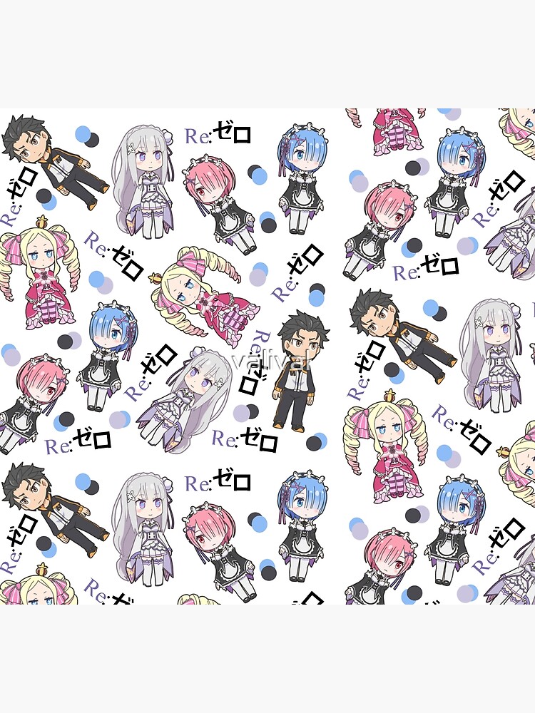 "Re:Zero Anime Chibi Design" Socks by valival | Redbubble