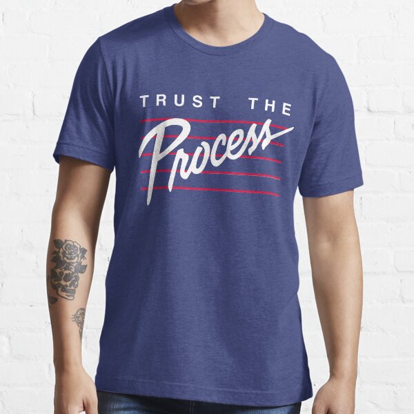 "Trust The Process cursive lines" T-shirt for Sale by SaturdayAC ...