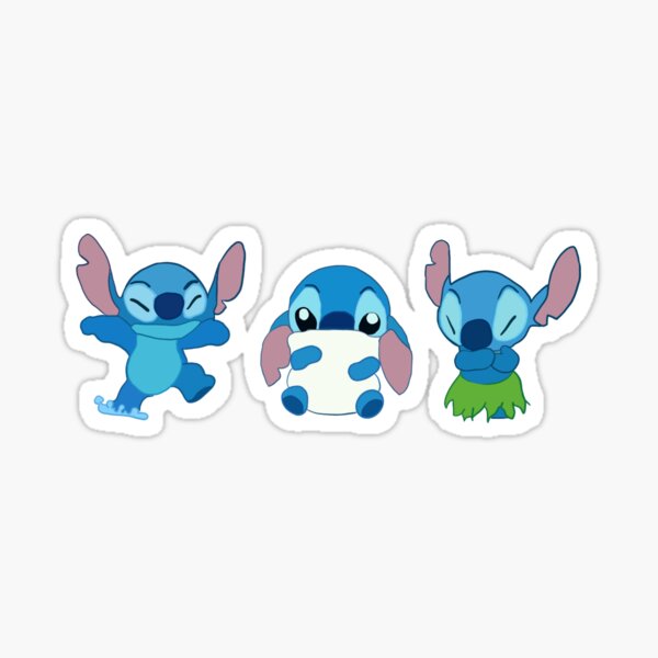 "Stitch cute pack " Sticker for Sale by Kitkat0001 | Redbubble