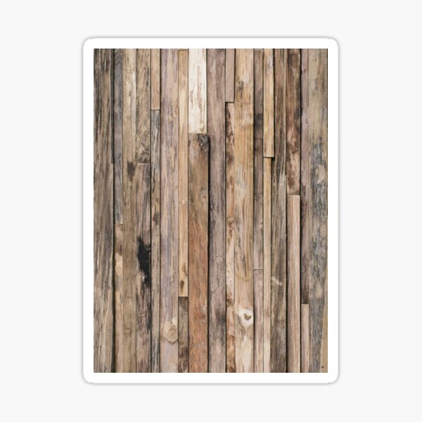 "Wood panels" Sticker by NemJames | Redbubble