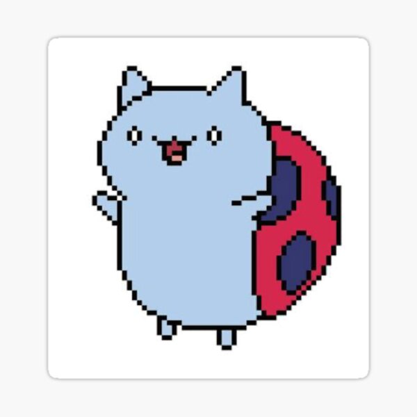 "8-bit Catbug" Sticker by djonikas | Redbubble