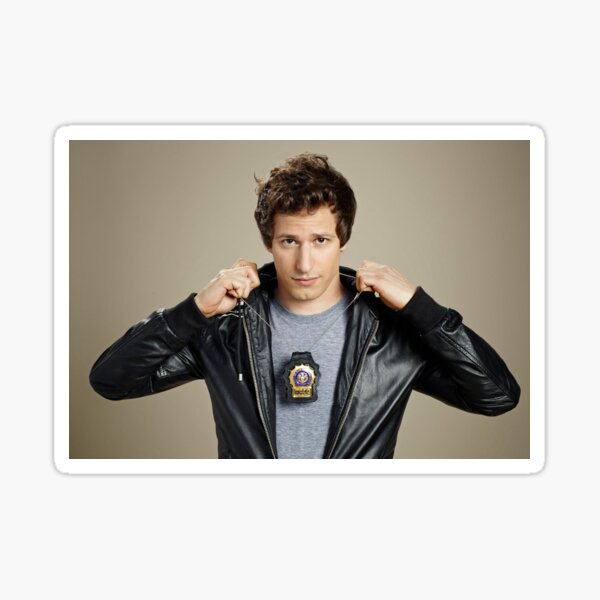 "Andy Samberg " Sticker for Sale by emisbored | Redbubble