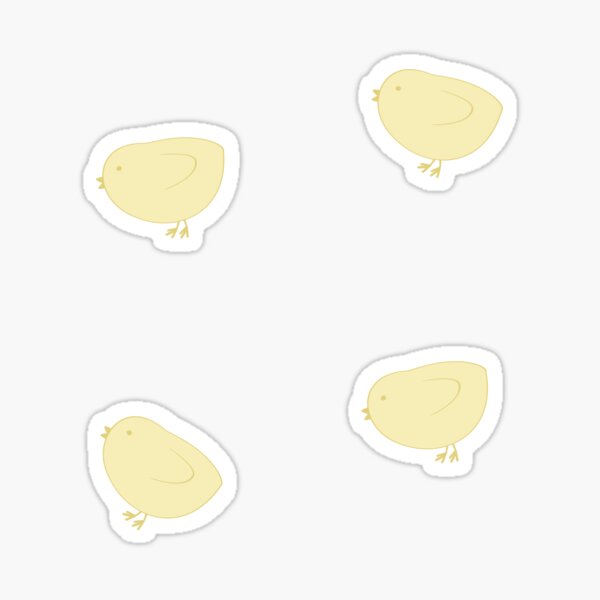 "Cute Baby Chicks" Sticker for Sale by conscript | Redbubble