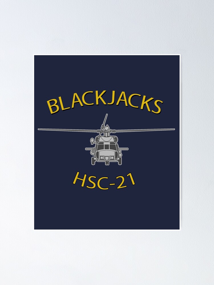 " US Navy HSC-21 Blackjacks Helicopter Sea Combat Squadron 21 MH-60 ...