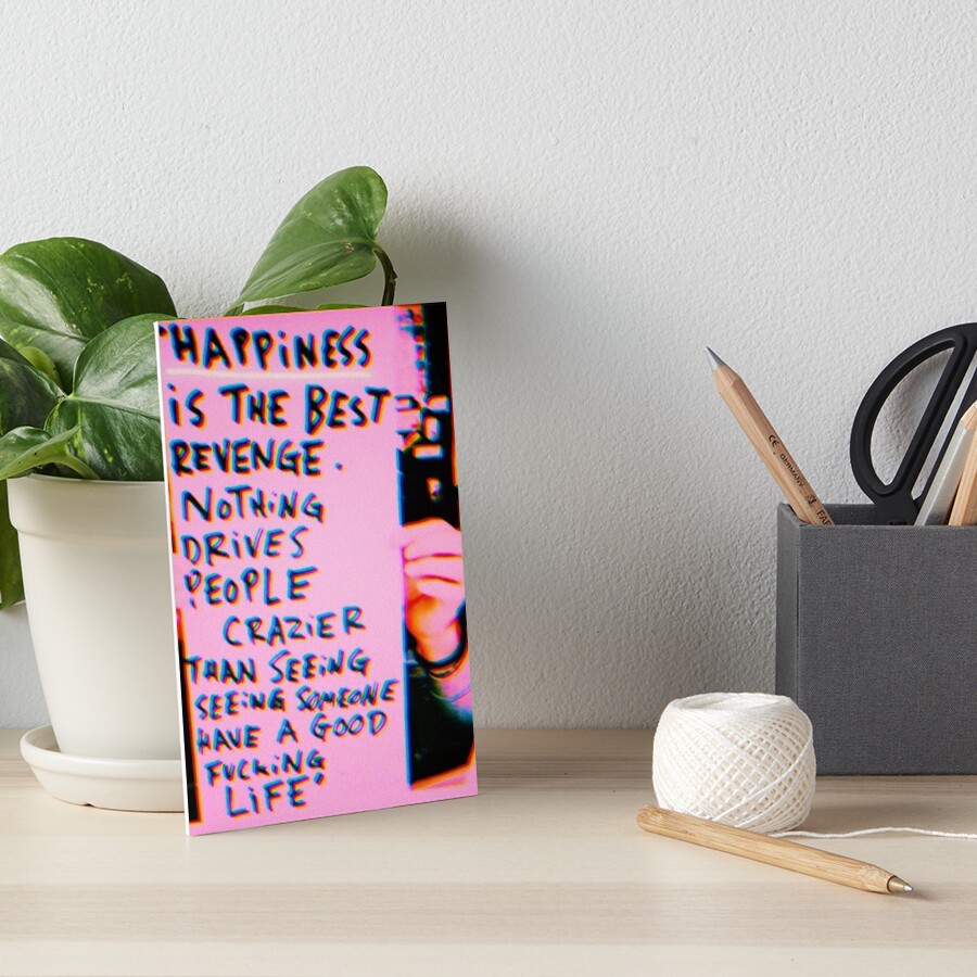 Pink Vsco Quotes Art Board Print For Sale By Bixchurse Redbubble