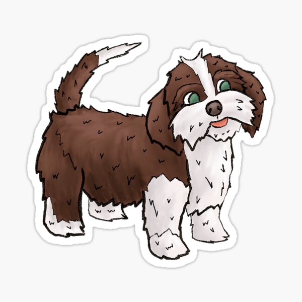 "Havanese" Sticker by the-artsy-park | Redbubble
