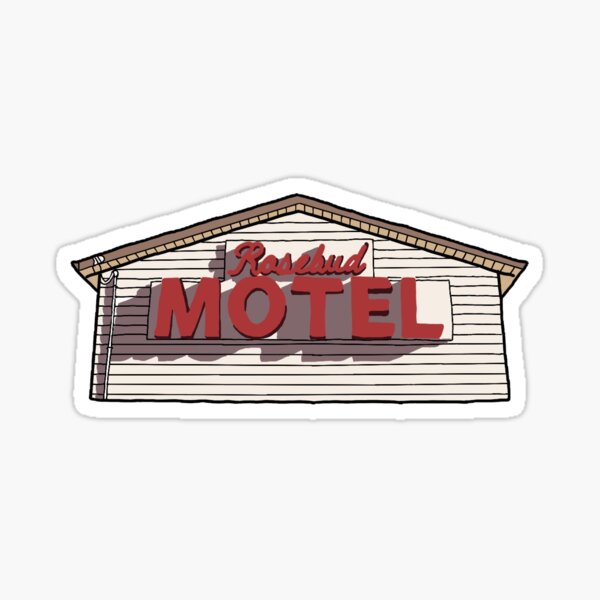 Rosebud Motel Stickers | Redbubble