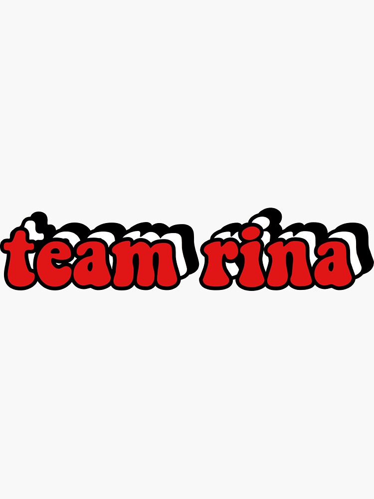 "Team Rina HSMTMTS " Sticker for Sale by gabbyafloyd | Redbubble