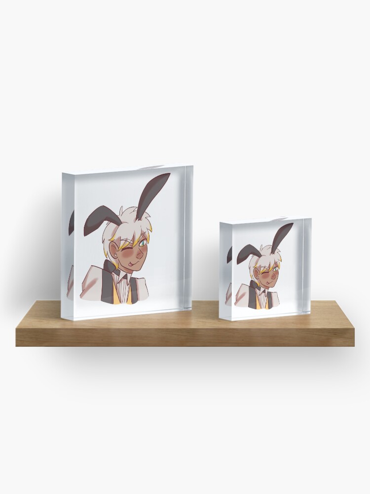"Obey Me: Mammon Bunny " Acrylic Block for Sale by artsy-ham | Redbubble
