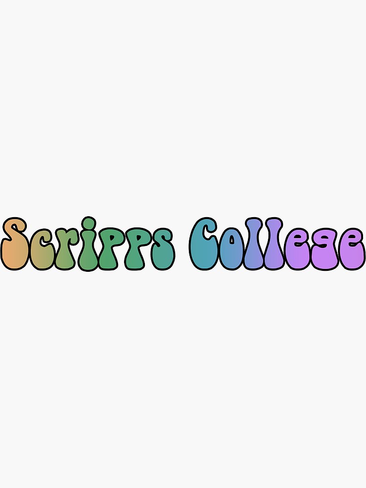 "Scripps College" Sticker for Sale by 7stickers | Redbubble
