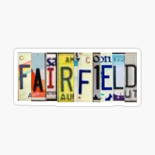 "fairfield u sticker" Sticker by l17m04 | Redbubble