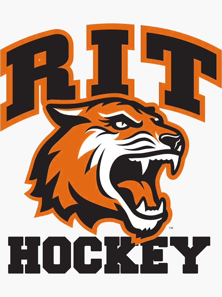 "RIT HOCKEY" Sticker for Sale by emilywisnewski | Redbubble