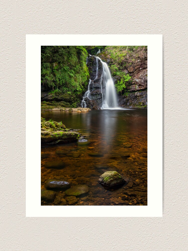"Tourmakeady waterfall Co. Mayo Ireland." Art Print for Sale by ...