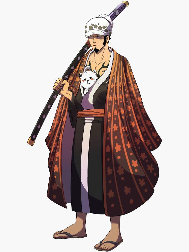 "Trafalgar Law - Wano" Sticker for Sale by Lawtih | Redbubble