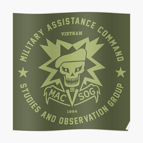 "MACV-SOG" Poster for Sale by fareast | Redbubble