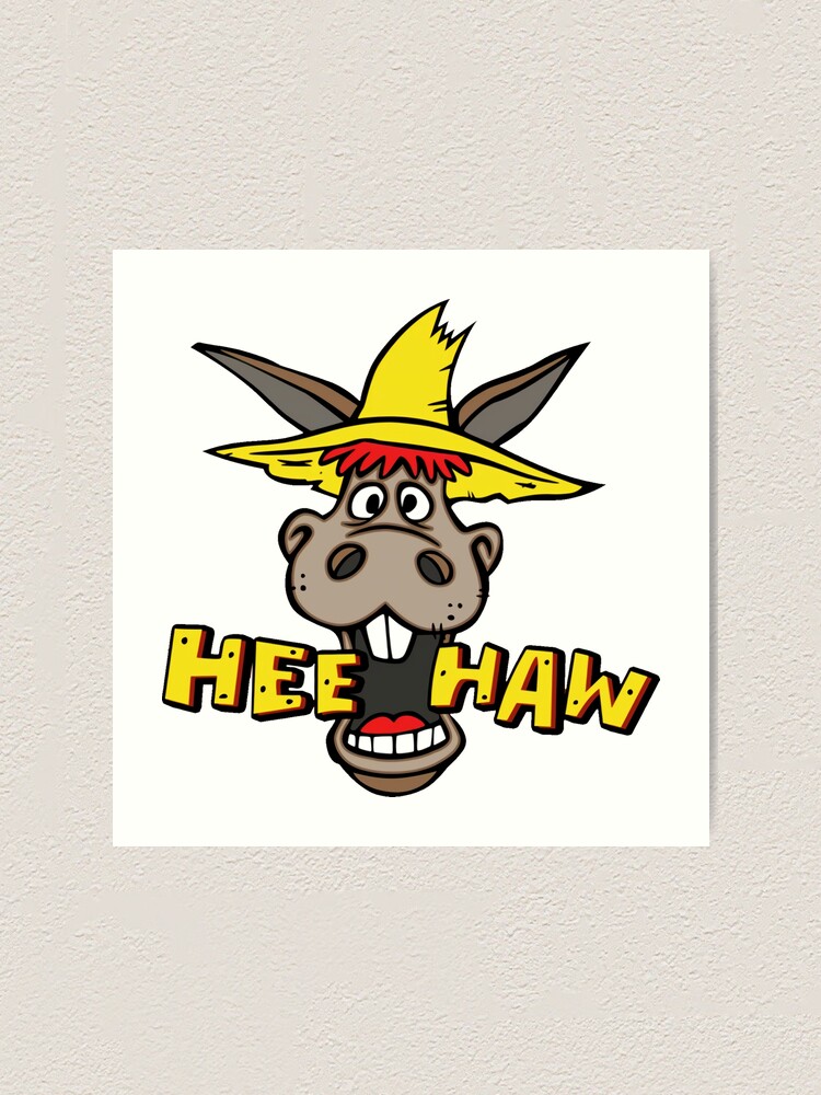 "Hee Haw Logo" Art Print by novinov | Redbubble
