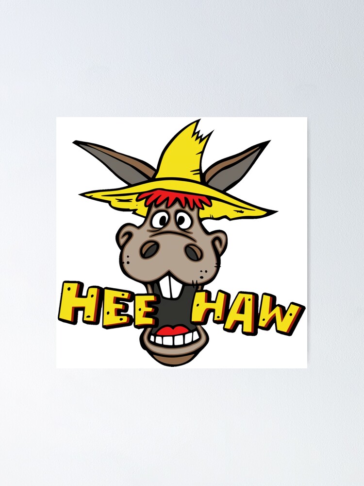 "Hee Haw Logo" Poster for Sale by novinov | Redbubble