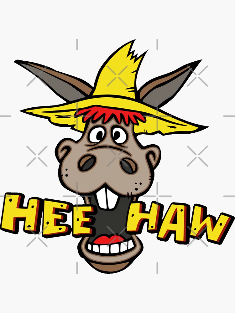 "Hee Haw Logo" Sticker for Sale by novinov | Redbubble