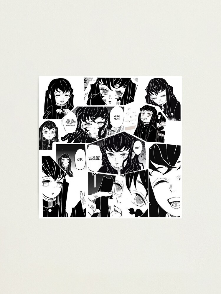 "muichiro manga panels" Photographic Print for Sale by bluevea | Redbubble