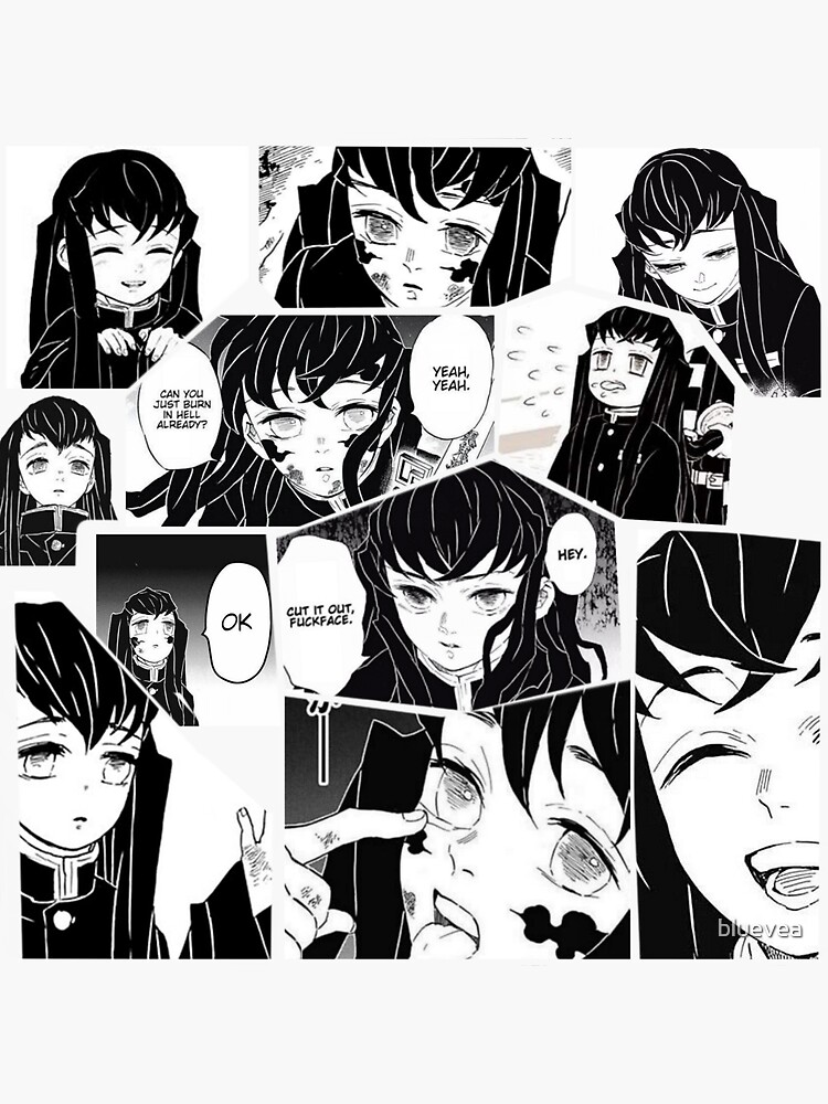 "muichiro manga panels" Sticker for Sale by bluevea | Redbubble