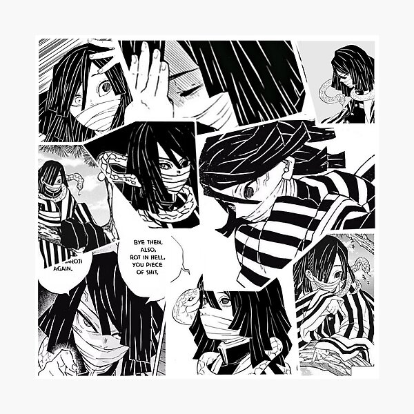 Impression photo « Obanai iguro manga panels / kny », par bluevea ...