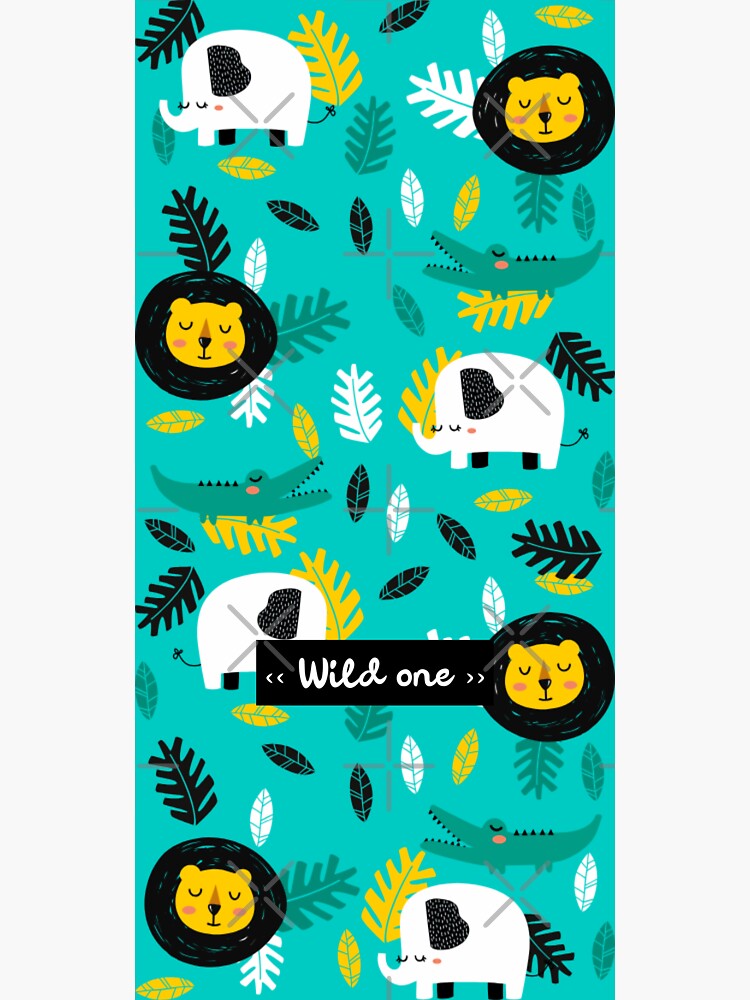 "Wild one" Sticker by MoZiProd | Redbubble