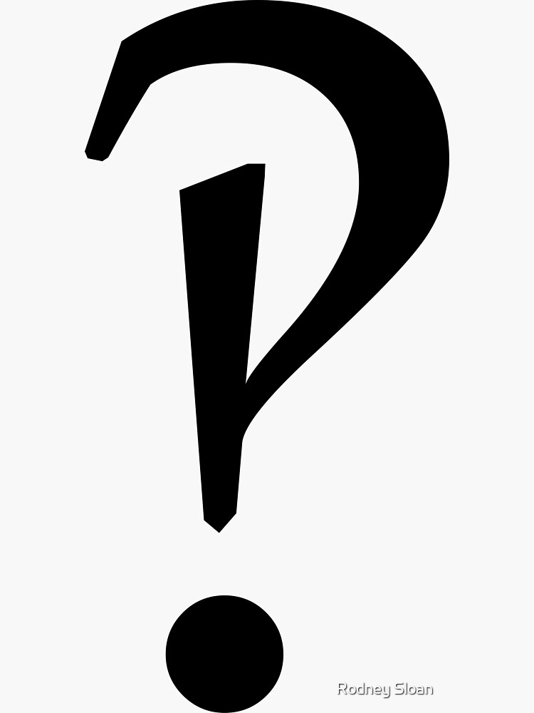 "Interrobang" Sticker by CptPhoenix | Redbubble