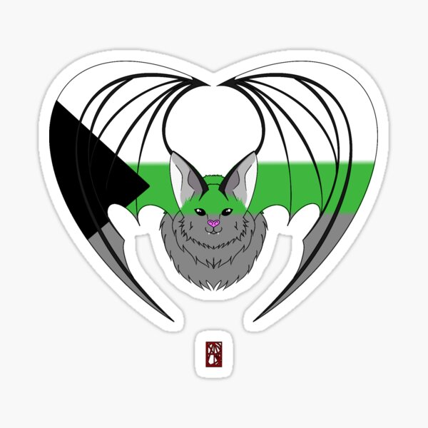 "Batty Pride - Demiromantic" Sticker for Sale by Dee13334 | Redbubble