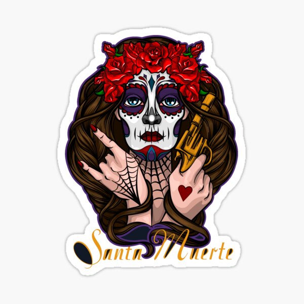 Santa Muerte Stickers | Redbubble