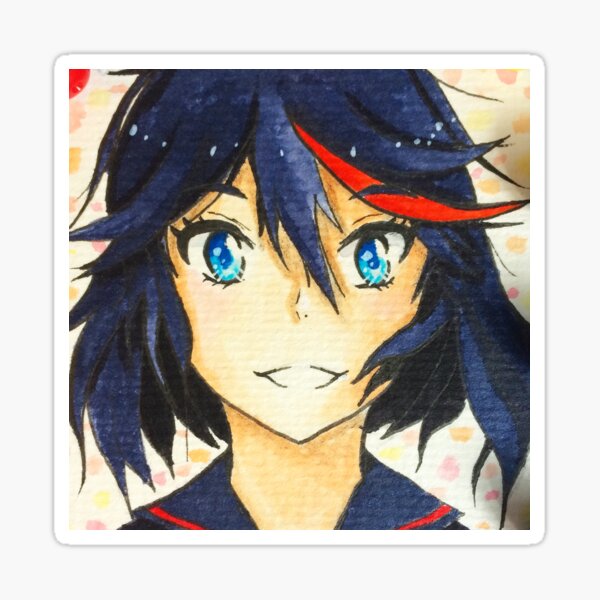 "Ryuko Matoi " Sticker for Sale by CrosleyArt | Redbubble